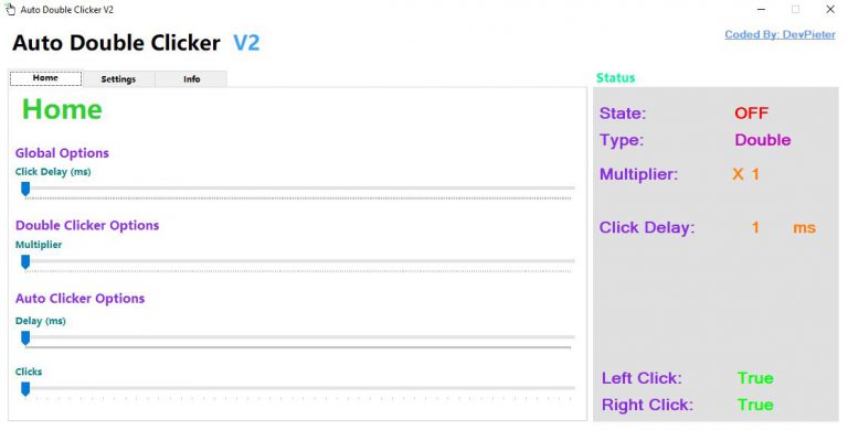 Auto Double Clicker V2 – DevPieter